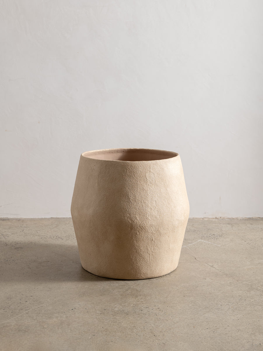 Planter 01 Brown Construct, Large – Tigmi Trading